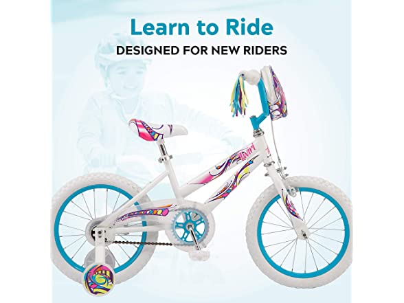 Pacific Cycle Twirl Kids Bike, 16-Inch Wheels