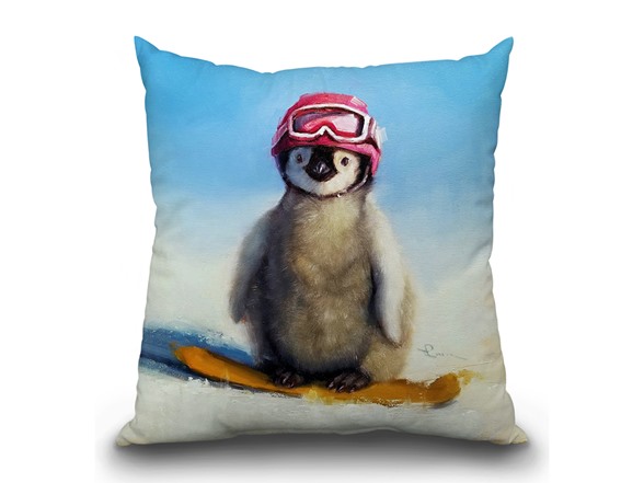 Snowboard Chic LiLiPi Pillow