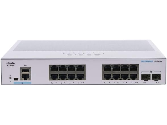 Cisco Business CBS250-16T-2G Smart Switch