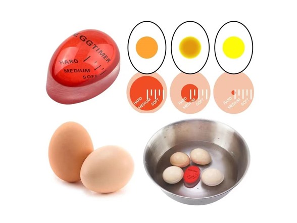 Heat Sensitive Color Changing Egg Timer