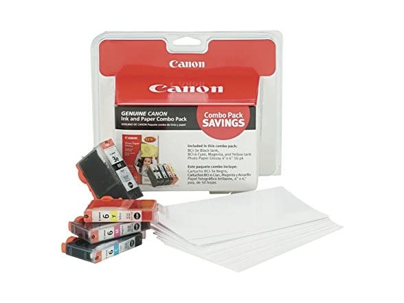 Canon 4 Colors with Photo Paper Sheets