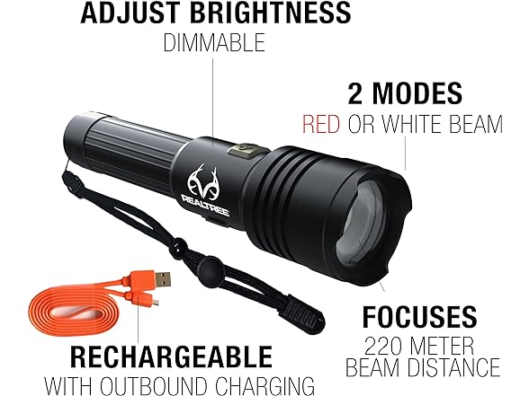 Realtree Bright 1200 Lumen Rechargeable