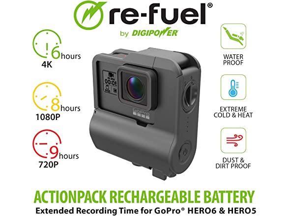 Re-Fuel ActionPack Extended Battery
