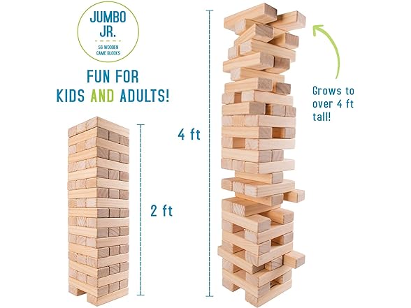Giantville GV-25803-QR Giantville Giant Tumbling Timb (Open Box)