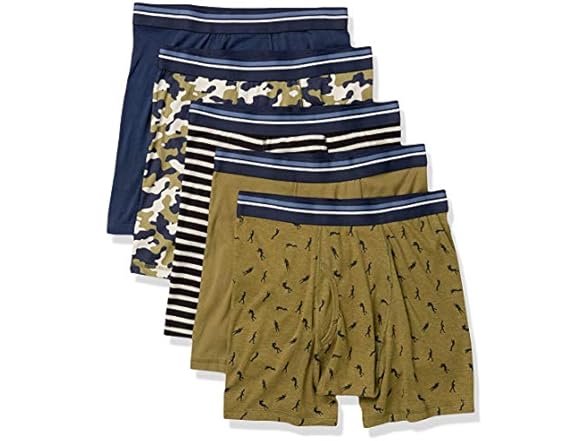 Amazon Men's Boxer Briefs, Pack of 5