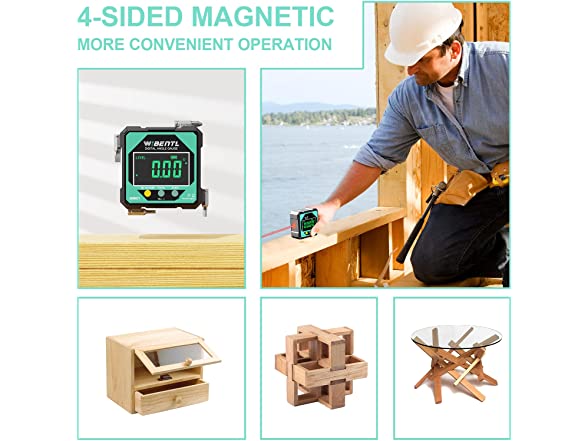 WIBENTL 3 in 1 Angle Finder, Level