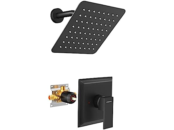 EMBATHER Shower Faucet Set, Square
