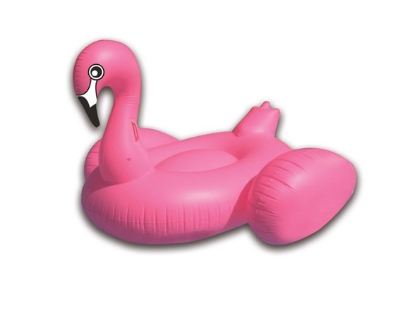 Haute Float Giant Flamingo Inflatable Pool Float Lounger