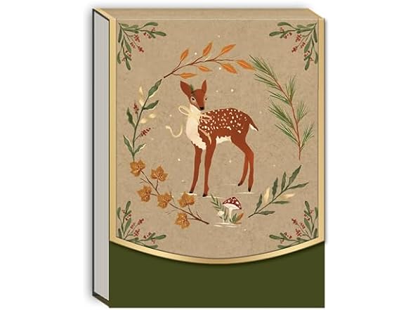 Punch Studio Woodland Deer Notepad