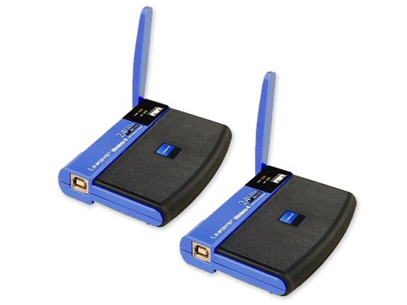 Linksys WUSB11 802.11b Wireless Adaptor – 2 Pack