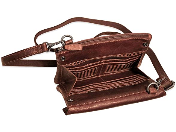 Wallet on a String 100% Buffalo Leather