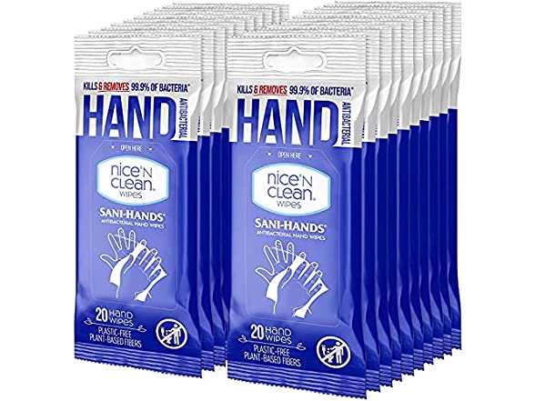 Nice 'N Clean SWet Hand Wipes 400 Count