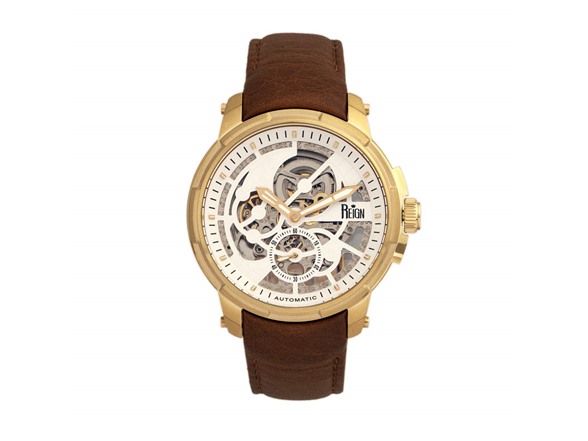Reign Matheson Leather Band Watch