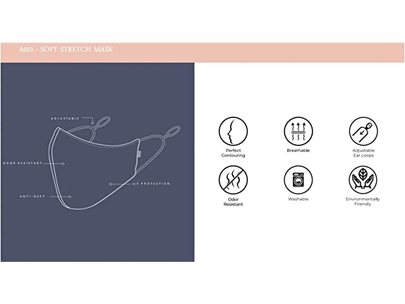 Bloch Girls' Reusable Face Mask