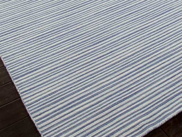 Stripe Pattern Wool Blue- 4 Sizes