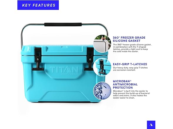 Titan Hard Ice Chest Cooler 20 Quarts