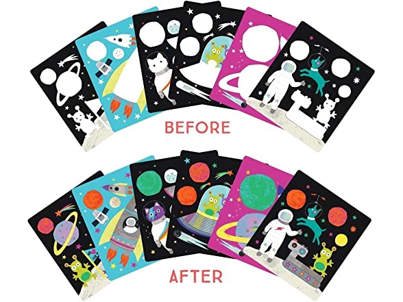 Magic Color Changing Watercard Easel and Pen