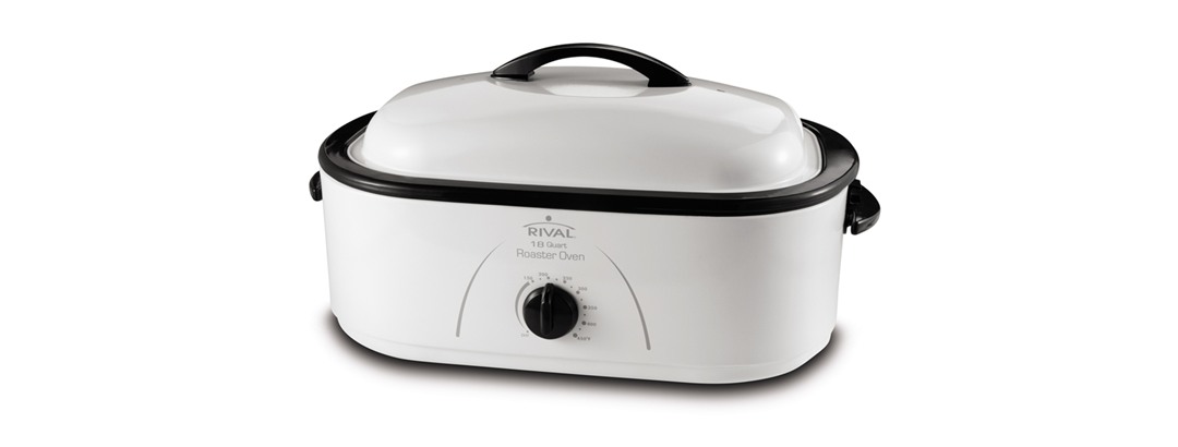 Rival 18-Quart Roaster Oven with Stay Cool Side Handles - dealepic