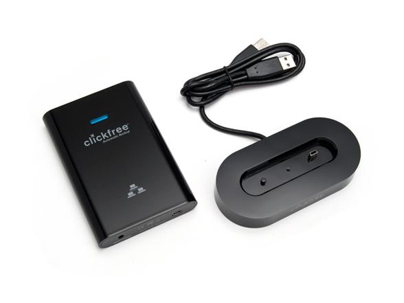 Clickfree C2N 640GB Automatic Network Backup Drive with Cradle