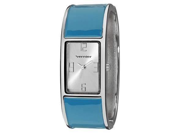 Vernier Women's VNR11134 Color Block Bangle Watch