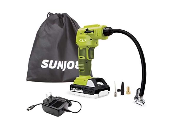 Sun Joe 24V-AJC-LTW 24V IONMAX Compressor Kit