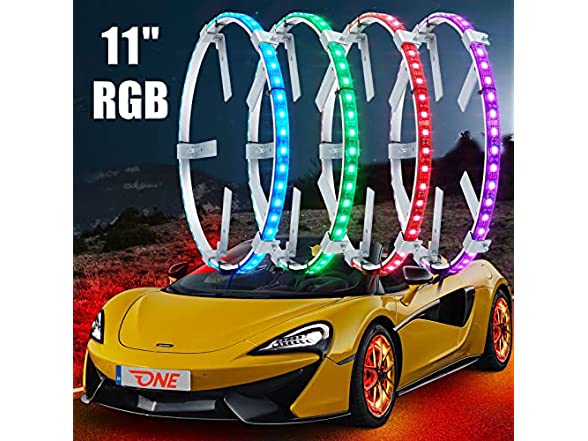 GOGOONE 11” RGB LED Wheel Ring Rim Light