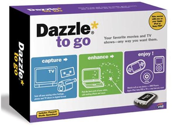 Dazzle to Go USB 2.0 TV Tuner and Video Editor