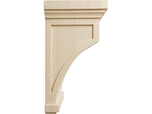 2 Fluted Wood Corbels
