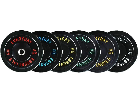 BalanceFrom Color Coded Black Olympic Weight Plate