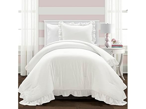 Lush Decor Reyna Ruffle Comforter Set