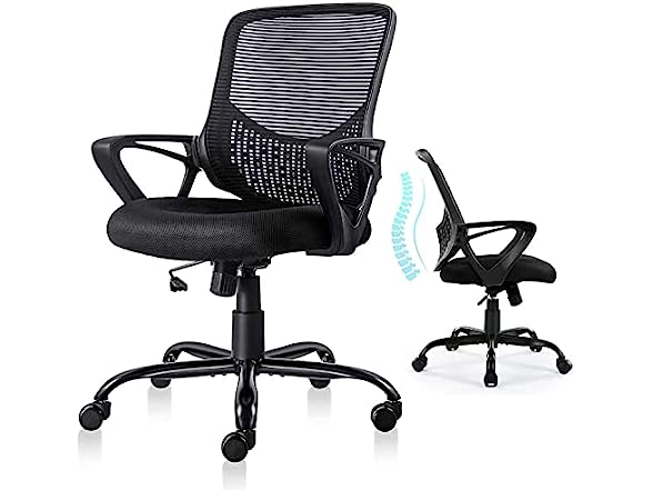 Ergonomic Computer Chair Mesh Back