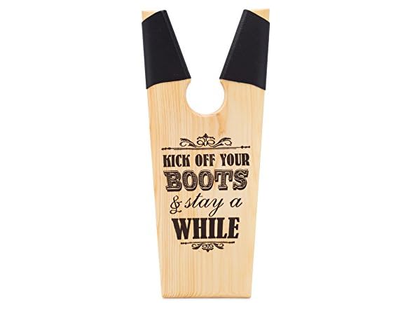 BootJack and Jill Wooden Pine Boot Jack