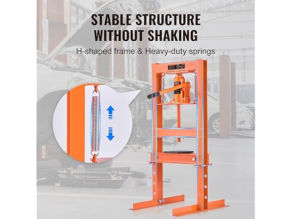VEVOR Hydraulic 6 Ton H-Frame Garage Flo