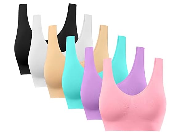 BESTENA Sports Bras for Women 6 Pack