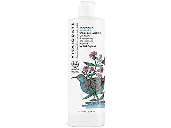 VIVAIODAYS Organic Saponaria No-Tears Shampoo