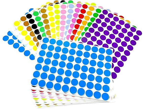 4A Color Coding Labels Dot Labels