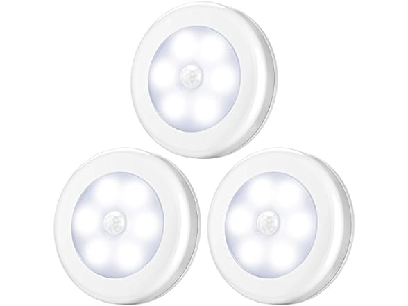 3 PC Battery-Powered Motion Sensor Light