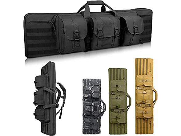 Sunfiner Double Soft Rifle Case, Black, 42