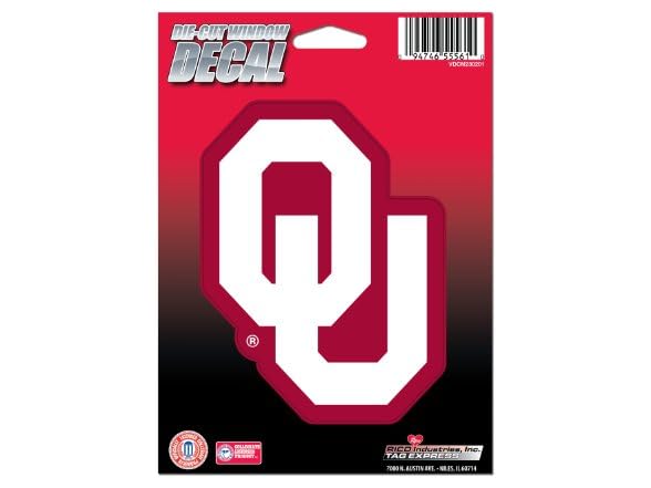 NCAA Oklahoma Sooners Window Decal