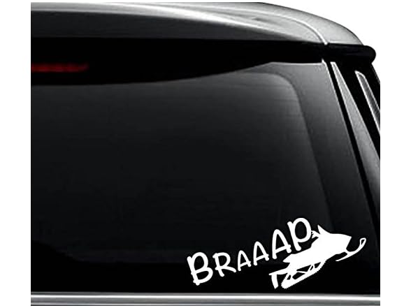 Sled Snowmobile -10 inch Matte Black