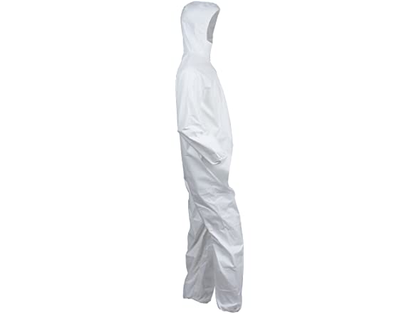 Elastic-Cuff and Ankles Hooded Coveralls