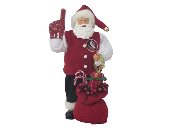 12" Florida State #1 Santa