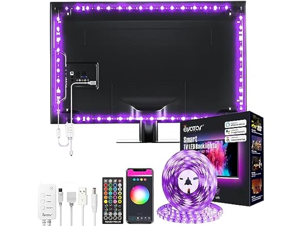 9.8ft WiFi LED Backlights Strip Lights