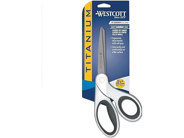 Westcott 8" Bent Craft Scissors