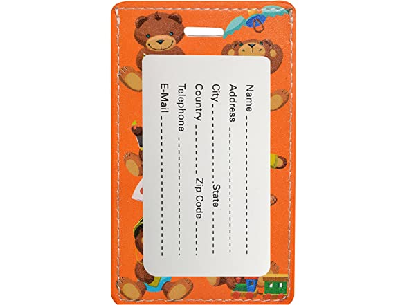 GoGreen Power Bears Luggage Tag - 2pk