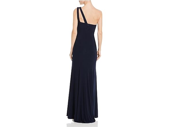 Xscape One-Shoulder Cutout Ity with Fr