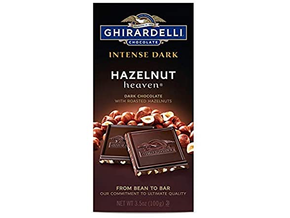 Ghirardelli Intense Dark Chocolate Bar, 12 Pack