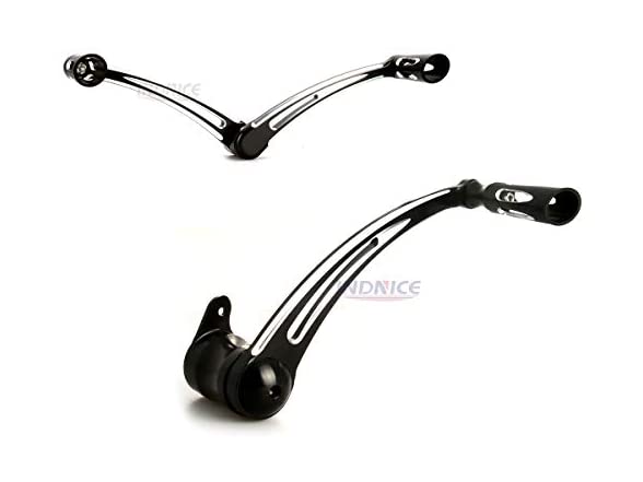 Deep edge cut Black Brake shifter levers