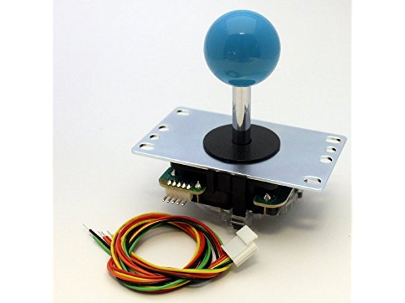 Sanwa Light Blue Ball Arcade Joystick