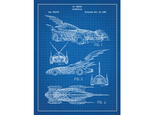 Batmobile Screen Print